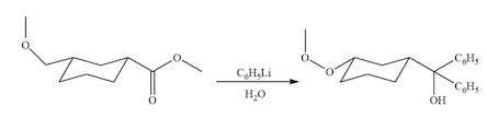 Draw out the product(s) formed when B is treated with the given reagent ...