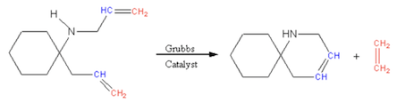 What ring-closing metathesis product is formed when the below substrate ...