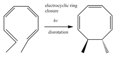 What cyclic product is formed when the given decatetraene undergoes ...