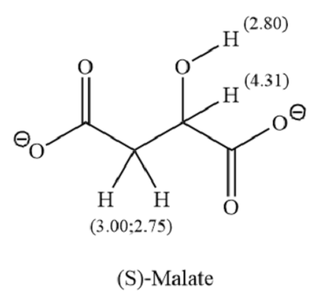 How many absorptions would you expect (S)-malate, an intermediate in ...