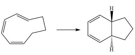 Consider the following electrocyclic ring closure. Does the product ...