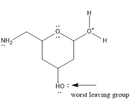 Which of the labeled atoms in each molecule is the worst leaving group ...