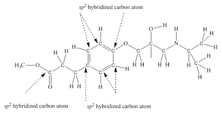 Referring to esmolol, a drug used to treat high blood pressure sold ...