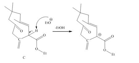What is the structure of C, which is formed by oxy-Cope rearrangement ...