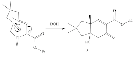 What is the structure of C, which is formed by oxy-Cope rearrangement ...