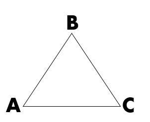 In triangle ABC, what is the angle opposite segment AB? | Homework ...