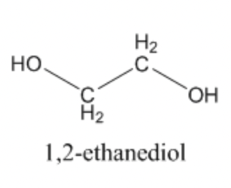 (a) What are glycols? (b) Write the structural formula of three ...