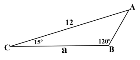 Find the exact length of the side a. Do not use a calculator. Length of ...