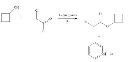 Predict the product of the reaction between the two starting materials ...