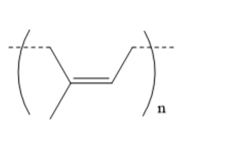 Natural rubber is the all-cis polymer of 2-methyl-1,3-butadiene ...