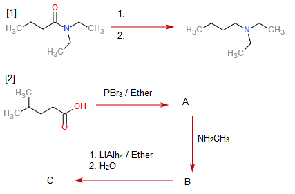 Fill in the missing reactant, reagents and the products in the reactions shown below: | Homework ...