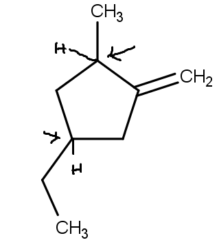 Locate the stereogenic center(s) in each compound. A molecule may have ...