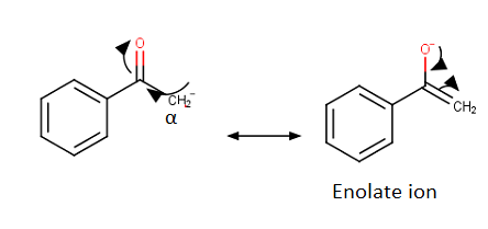 Draw both resonance forms for the enolate ions of the carbonyl ...