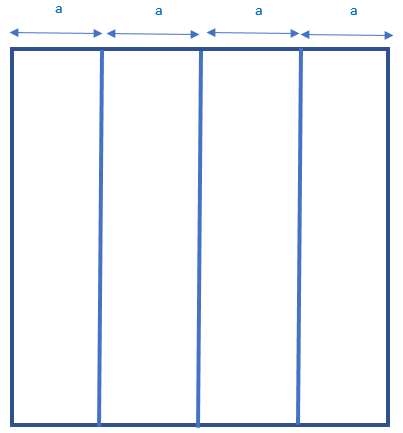 The square is divided into 4 congruent rectangles. If the perimeter of ...