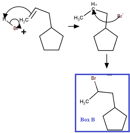 Draw the molecules in box A and box B. | Homework.Study.com
