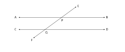 Make a formal proof for the following theorem. "If two parallel lines ...