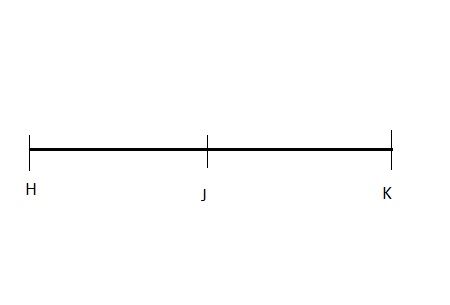 Suppose J is between H and K. Use the Segment Addition Postulate to ...