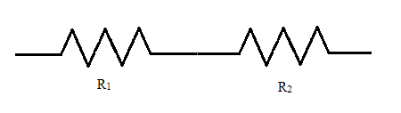 Two resistors connected in series have an equivalent resistance of 644 ...