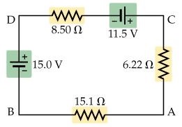 A) Find the magnitude of the current in the figure (Figure 1) . B) Find ...