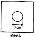Weishen has three sheets of different materials with different shapes ...