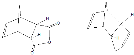 1. Draw a structure for the exo product formed by cyclopentadiene and ...