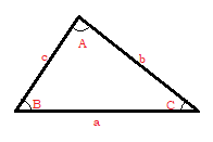 Use the information to solve the triangle shown below. A = 32 degrees ...