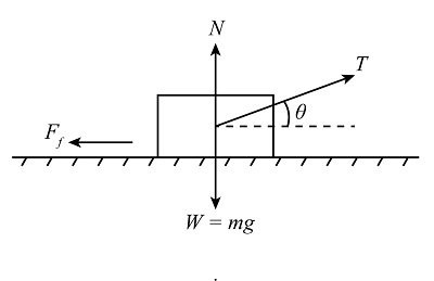 A sledge loaded with bricks has a total mass of 17.7 kg and is pulled ...