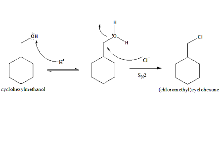 This molecule undergoes SN2 mechanism. Provide the missing parts of the ...