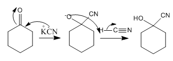 Complete the electron-pushing mechanism for the following reaction of ...