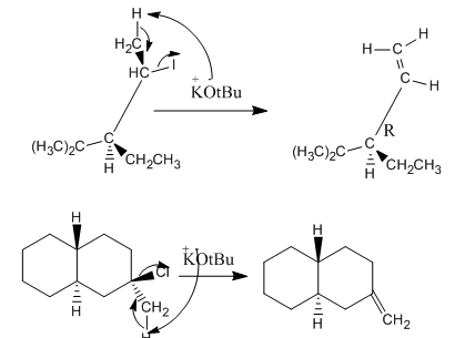 Draw the major alkene products of the following transformations ...