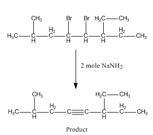 If you add 2 moles of sodium amide in liquid ammonia to 4,5-dibromo-2 ...