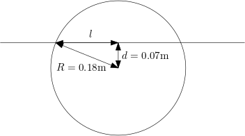 An infinitely-long, uniformly charged line of charge with linear charge ...