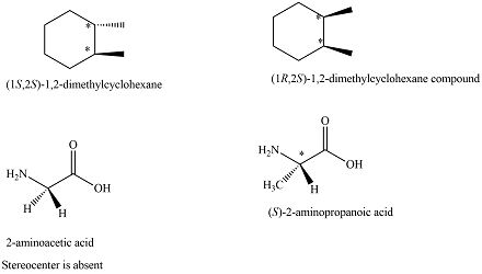 Pick out all molecule below that has stereocenters. | Homework.Study.com