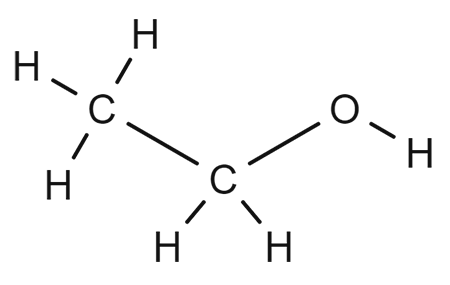 When the molecule of ethanol (C_2H_5OH) is added to water, the ethanol ...