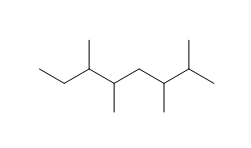 Draw the incorrectly named compound 2-ethyl-3-methyl-5-isopropylhexane ...