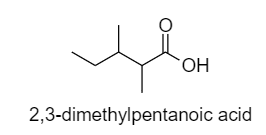 Give the structure corresponding to the following IUPAC name. 2,3 ...