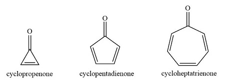 Cyclopropenone and cycloheptatrienone are more stable than anticipated ...