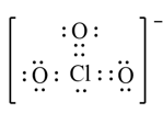 Draw all the resonance Lewis structures of C l O 3 and identify the ...