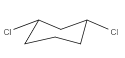 Name the compound shown below. A) trans- 1, 2-dichlorocyclohexane B ...