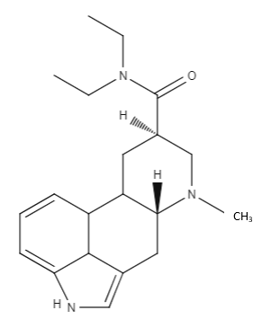 The notorious hallucinogen LSD contains six functional groups. Circle ...