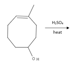 Predict the product of the following acid catalyzed dehydration ...