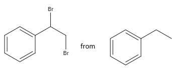 Select the appropriate reaction sequence to prepare the following ...