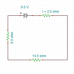 Calculate the current in the circuit and show that the sum of all the ...