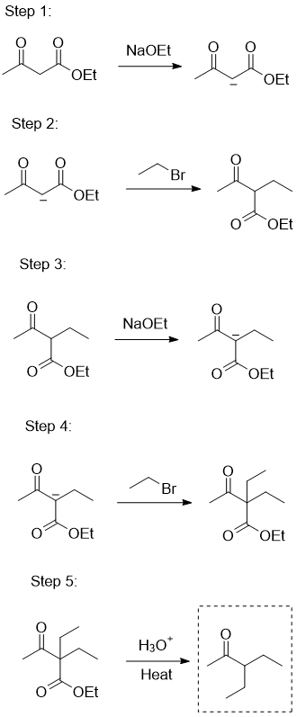What alkyl halide is needed to prepare the following ketone below using ...