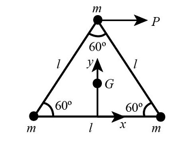 Dynamics Question please help quick! The rigid system of masses and ...