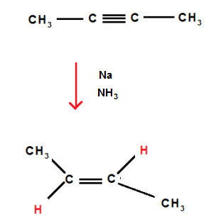 What would be the product of 2-butyne with NH_3? | Homework.Study.com