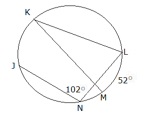 Find each measurement with the inscribed angle. A) The measure of angle ...