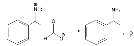 Provide the mechanism of the step of the Leuckart reaction shown above ...