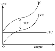 The vertical distance between the TC and TVC curves: A) is equal to AFC ...