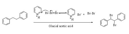 Write a reaction for the bromination showing the intermediate ...